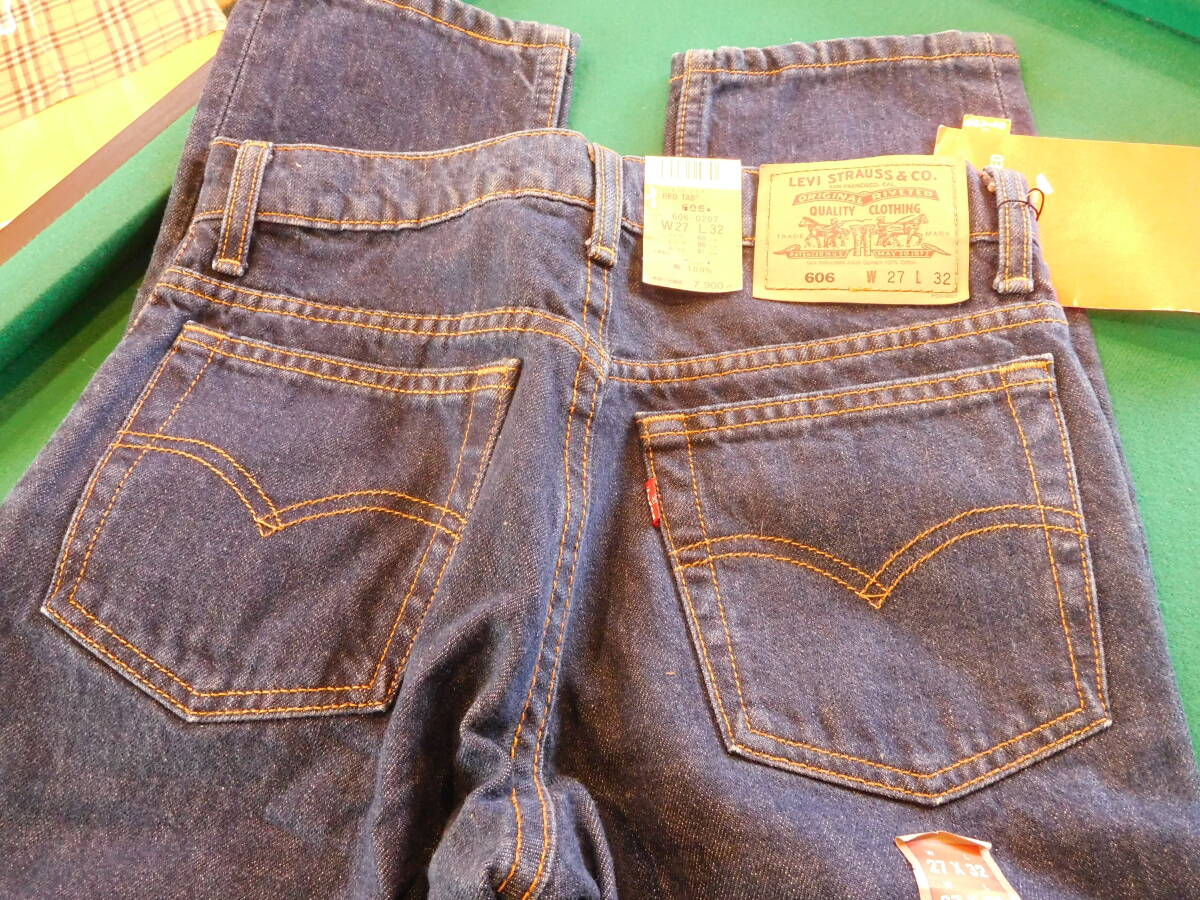 Yahoo!オークション - LEVI'S RED TAB 606 TIGHT FIT TAPERED 27-32 B...