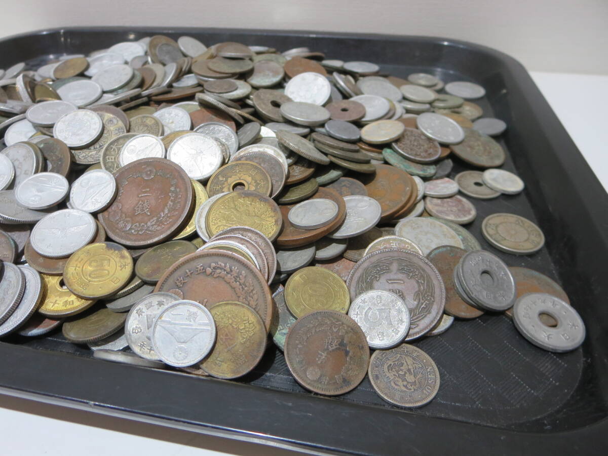 Yahoo!オークション - #K1104 古銭まとめ/銅銭・アルミ銭など 未選別 ...