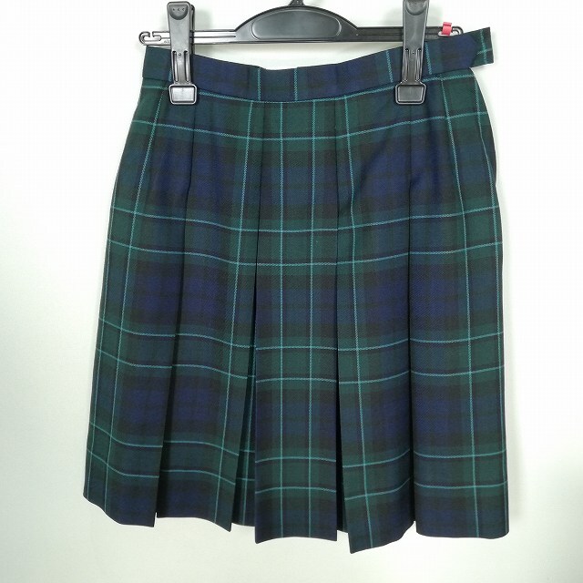 Yahoo!オークション - 1円 スクールスカート 冬物 w63-丈52 チェック ...