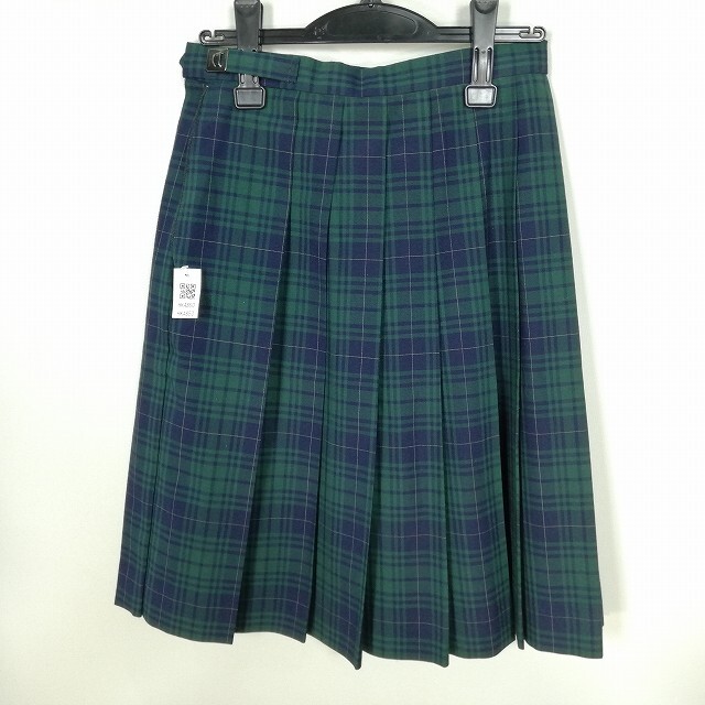 Yahoo!オークション - 1円 スクールスカート 夏物 w63-丈59 チェック ...