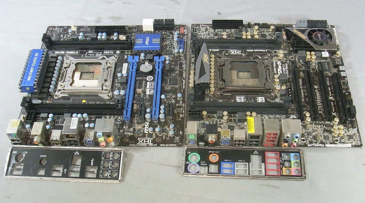 Yahoo!オークション - B47187 O-08267 LGA2011 マザーボード 2枚セット...