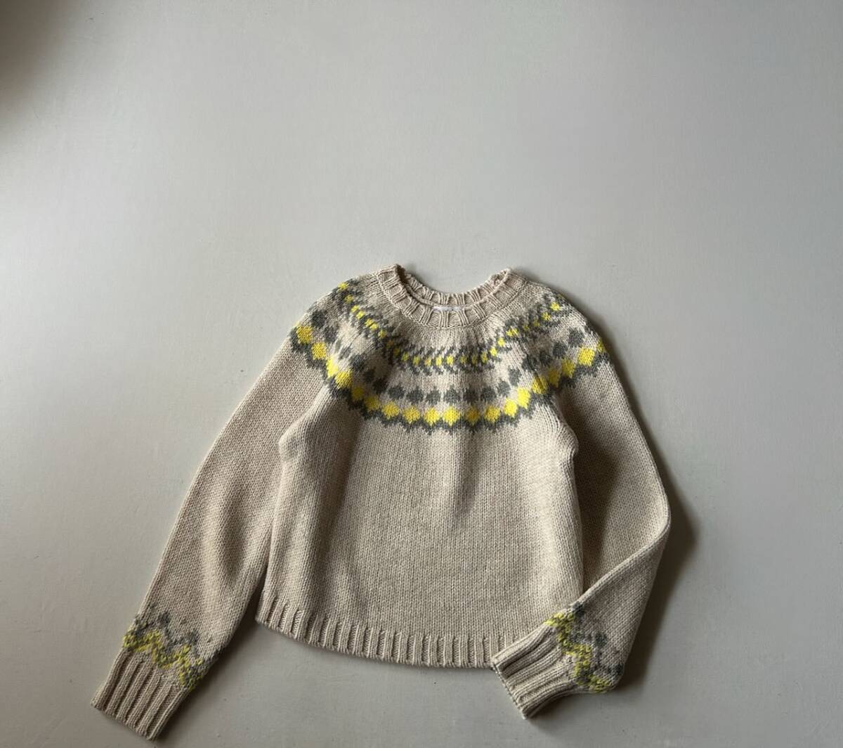 Yahoo!オークション - KBF ケービーエフ 可愛いフェアアイル柄ニット