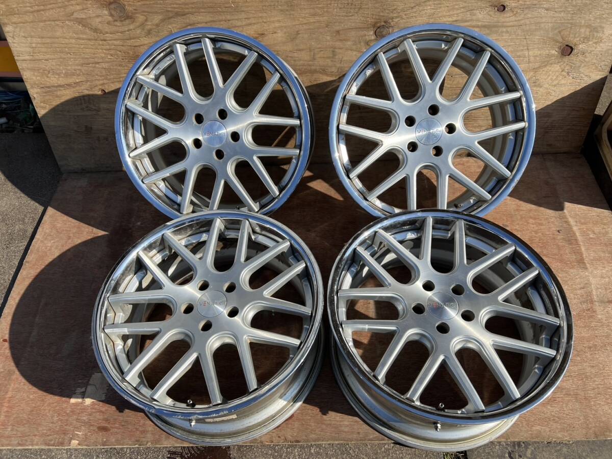 Yahoo!オークション - VENATICI ヴェナティッチ 19インチ 5穴 8.5J +45...