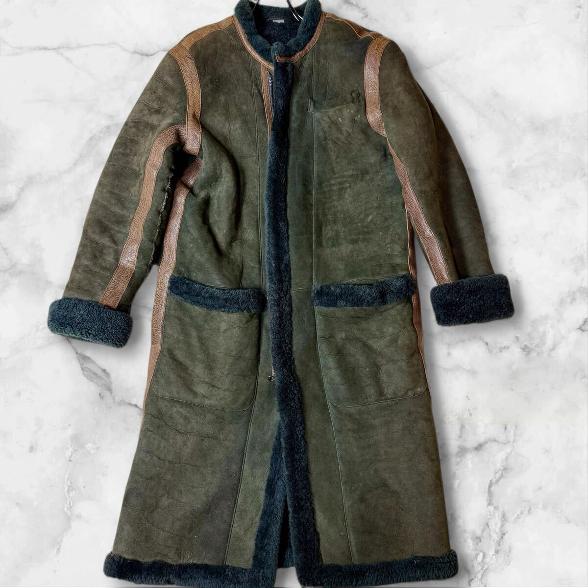 Yahoo!オークション - 希少色 Lサイズ/マキシ丈 エンポリオアルマーニ ...