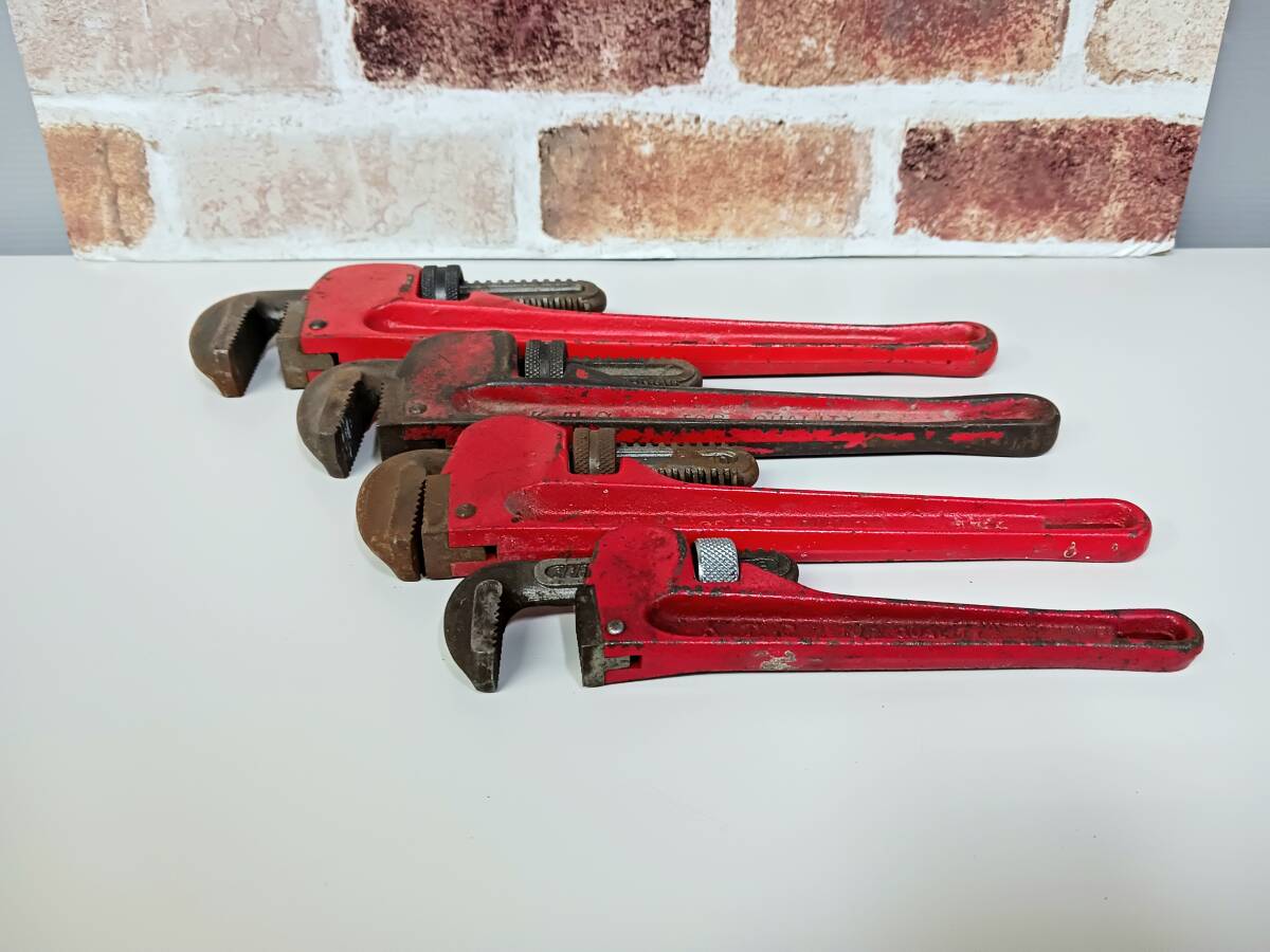 Yahoo!オークション - 格安売切 KTC(京都機械工具) パイプレンチ4本セ...