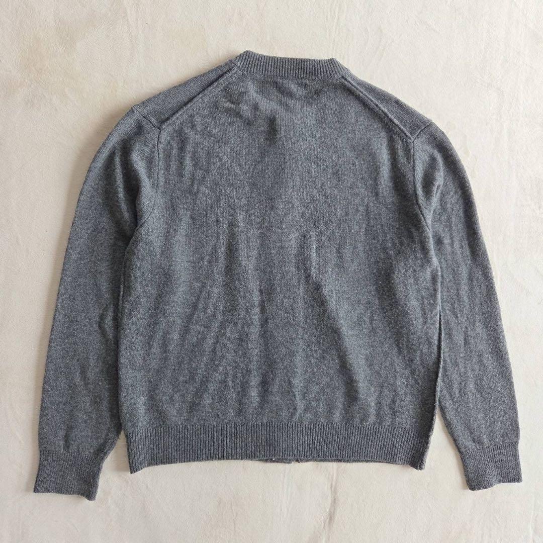 Yahoo!オークション - ザラ ZARA ニットカーディガン M グレー ウール...