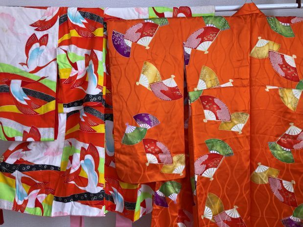 Yahoo!オークション - 138.昭和レトロ 正絹・中古 可愛い着物等まとめ...