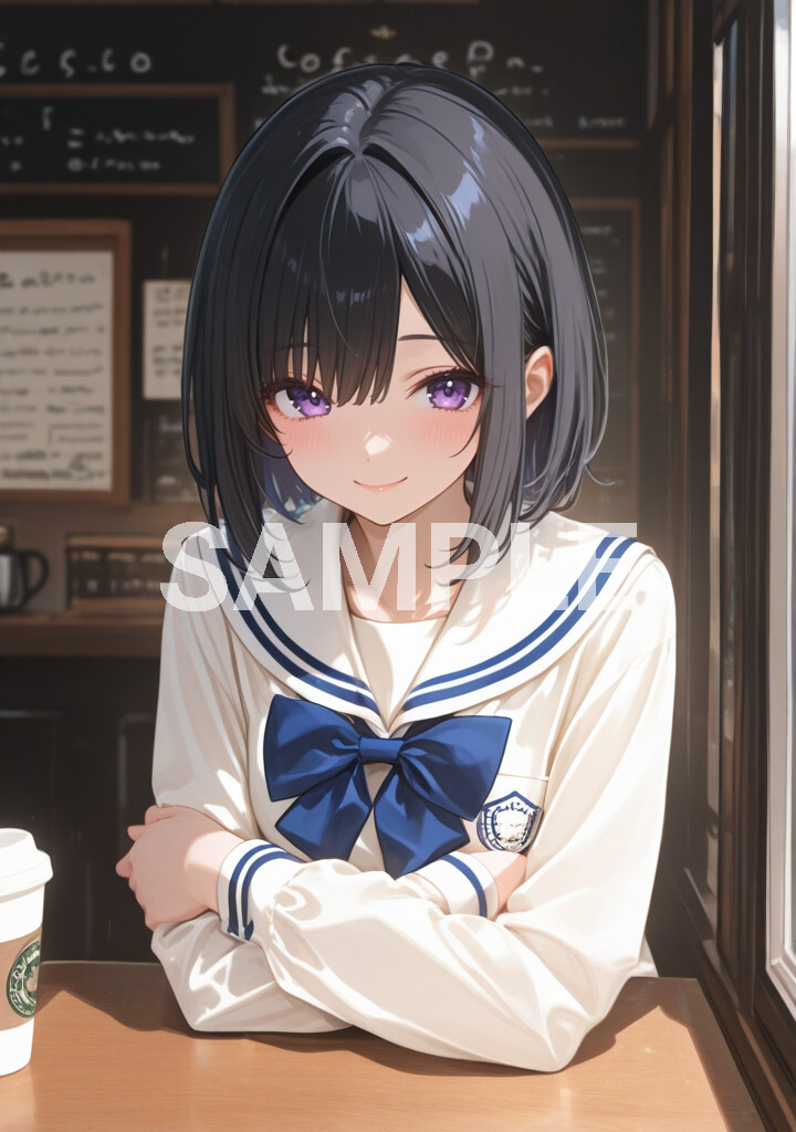 Yahoo!オークション - M0863 アートポスター オリジナル 一点物 A4 再...