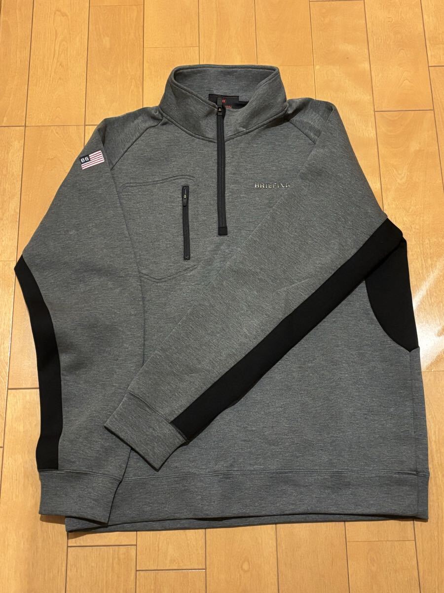 Yahoo!オークション - BRIEFING MENS WARM 3D LOGO HALF ZIP ブリーフ...