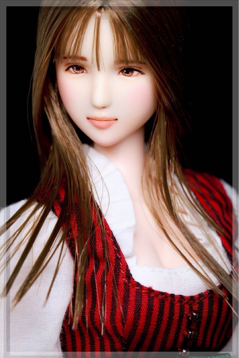 Yahoo!オークション - CADF 1/6 オビツ 27-01 カスタムドールヘッド 1...