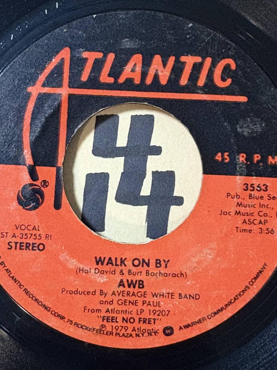 Yahoo!オークション - 試聴 AWB WALK ON BY / TOO LATE TO CRY 両面や...