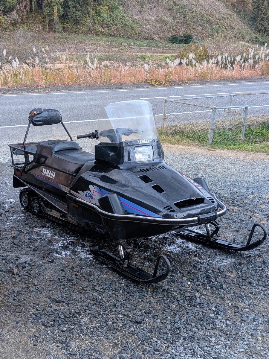 Yahoo!オークション - 福島 ヤマハ スノーモービル VK540 2 2型 整備済...