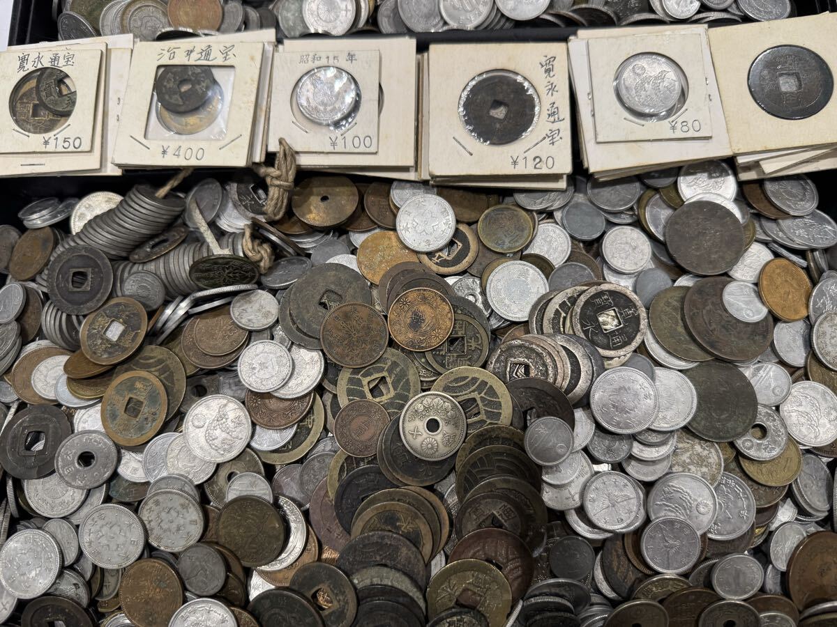 Yahoo!オークション - 日本古銭大量まとめ 総重量7.2kg 硬貨 アンティ...
