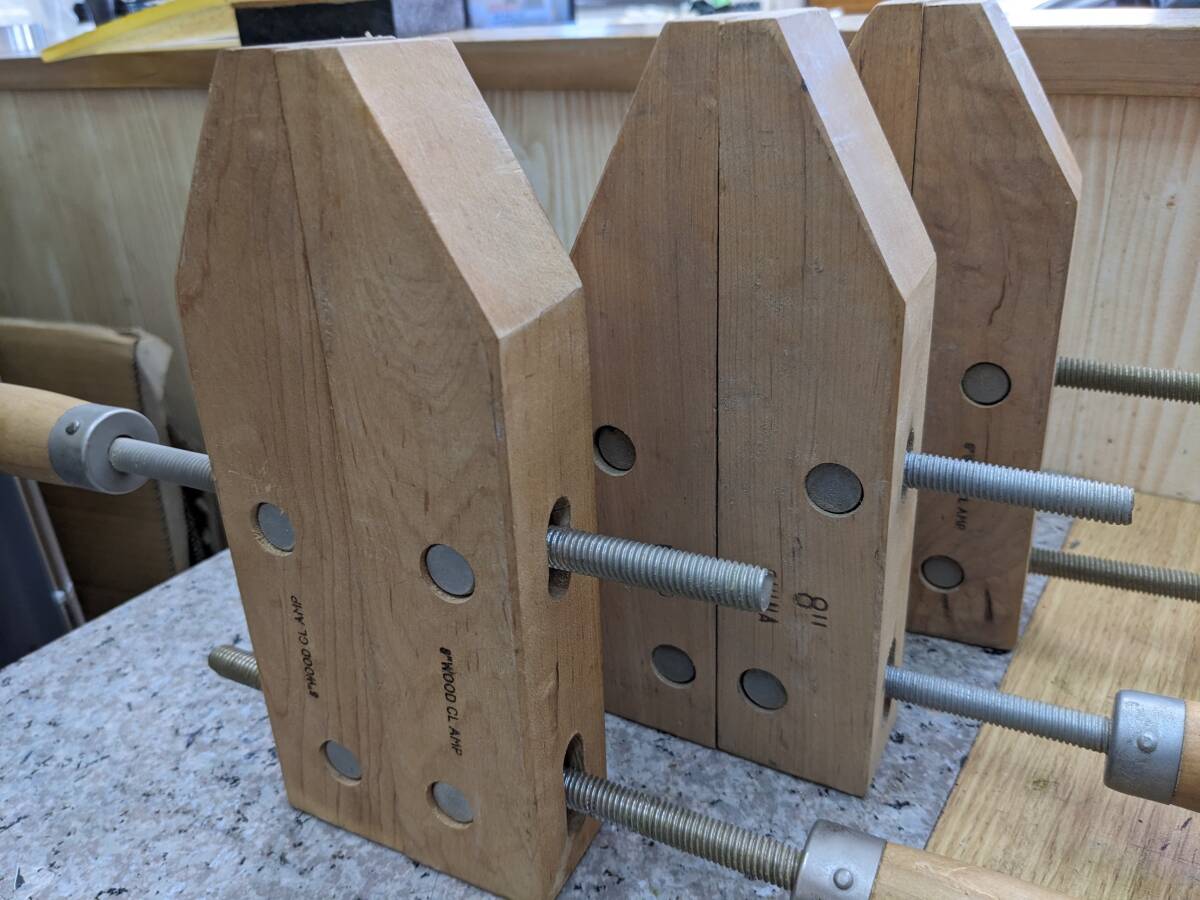 Yahoo!オークション - ウッドクランプ 8” 3個 中古