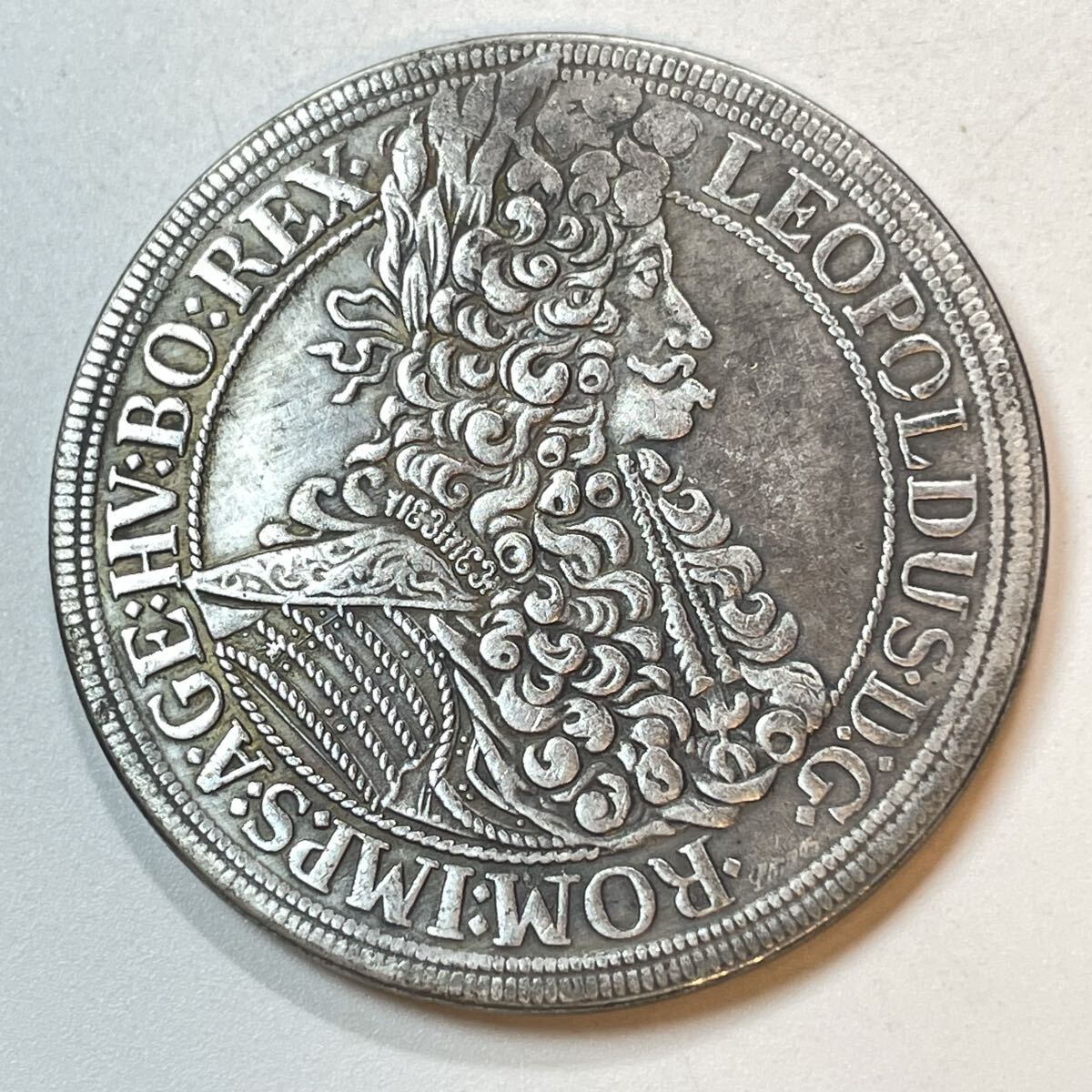 Yahoo!オークション - 神聖ローマ帝国 硬貨 古銭 レオポルド1世 1698年...