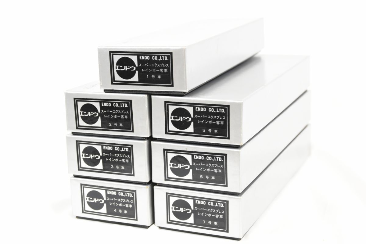 【樂淘letao】日本代購代標第一品牌－☆☆ENDO エンドウ HO スーパーエクスプレス レインボー客車 1号機〜7号機 7両セット /376501
