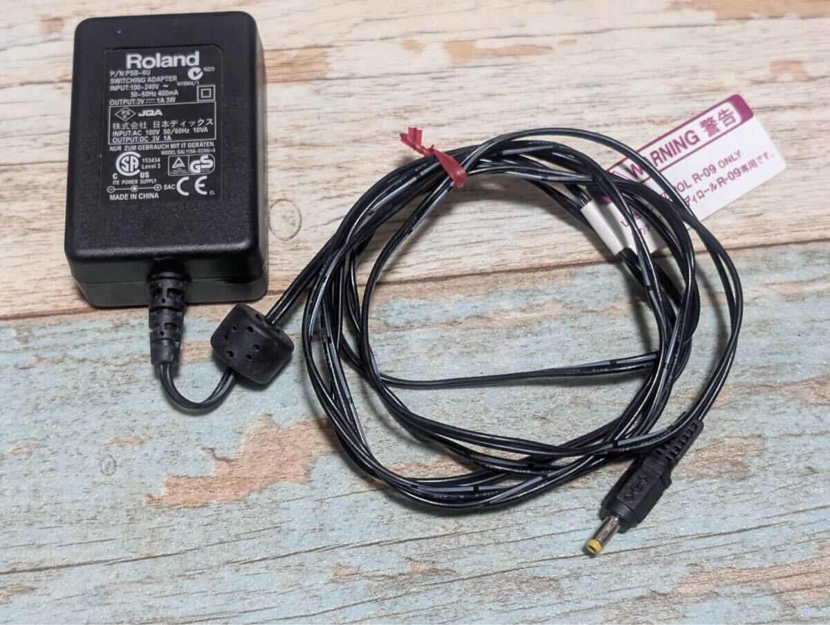 Roland ローランド PSB-6U ACアダプター Roland EDIROL R-09 エディロールの純正電源アダプター(レコーディング、PA機器)｜売買されたオークション情報 ...
