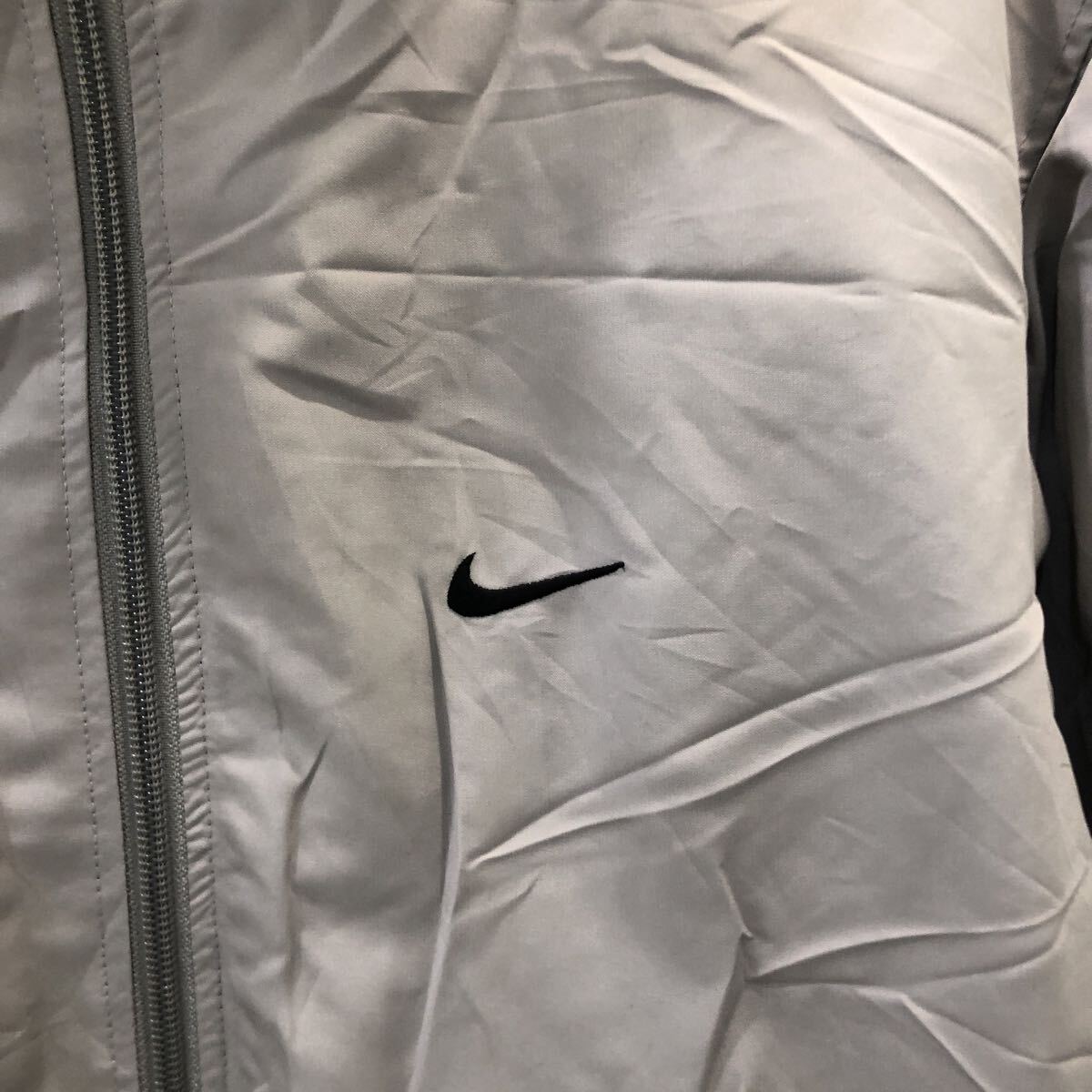 Yahoo!オークション - B231 NIKE 長袖 ジップアップ ジャケット グレー...
