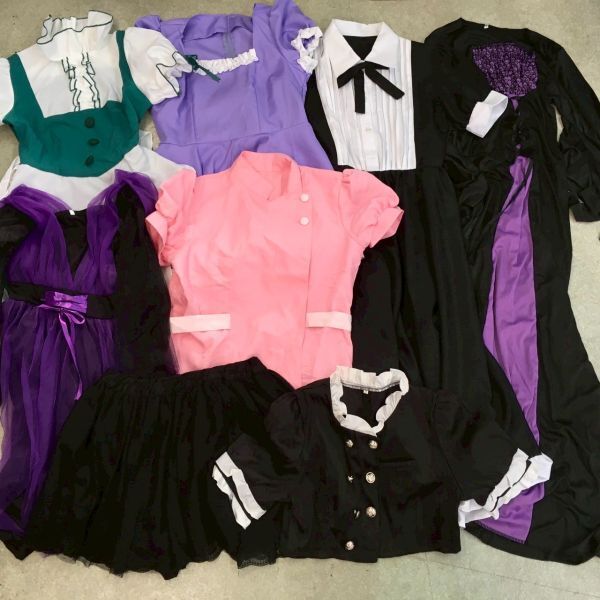 Yahoo!オークション - 【A348】8点まとめ コスプレ衣装 仮装 ドレス ワ...