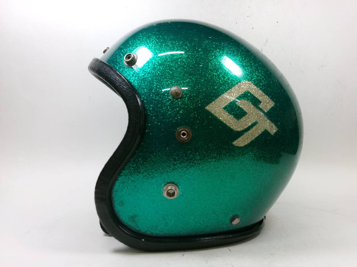 Yahoo!オークション - レアカラー 70s BUCO GT ジェットヘルメット 目...