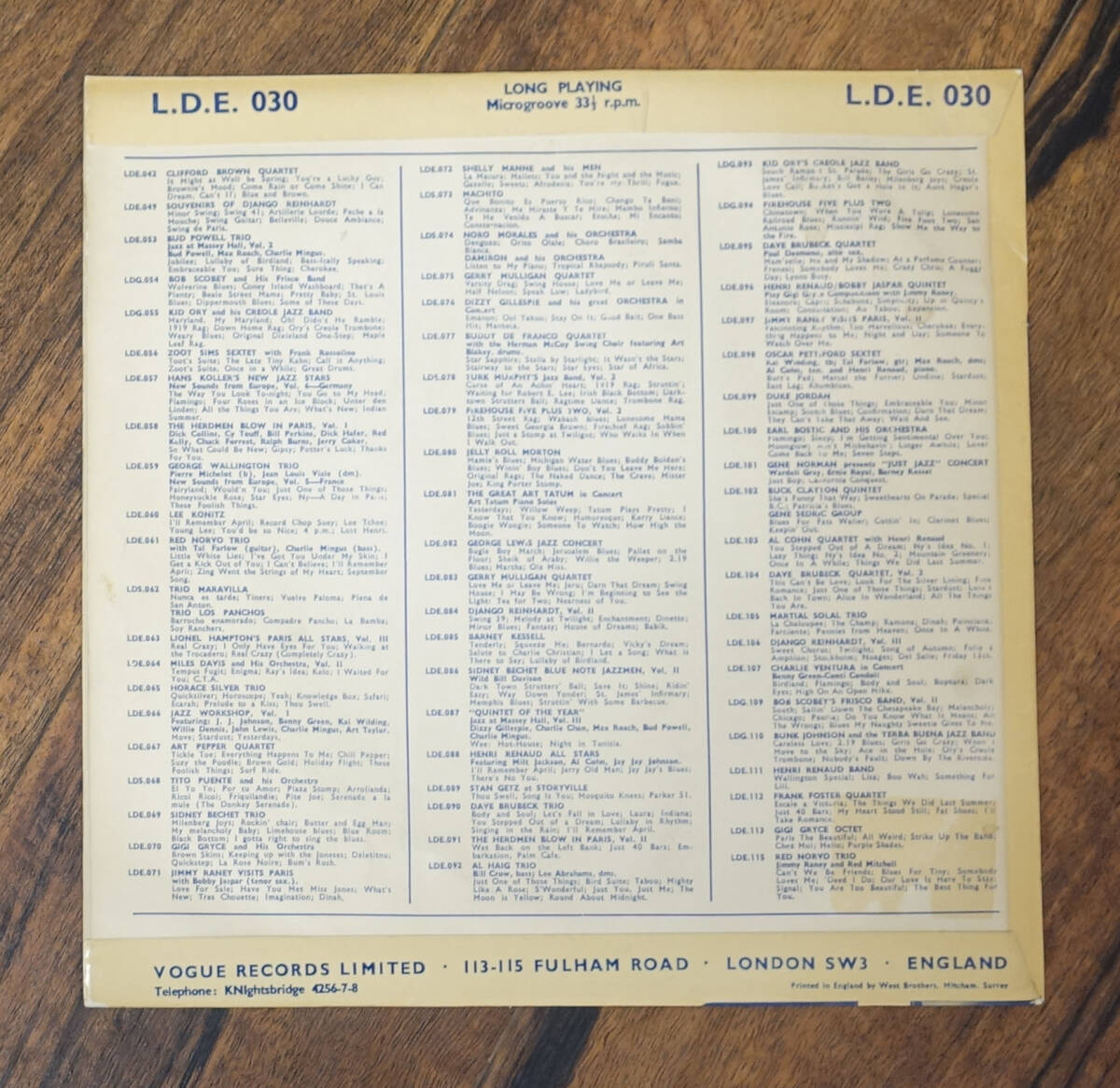 Yahoo!オークション - 極美 UK Vogue LDE 030 オリジナル Gerry Mullig...