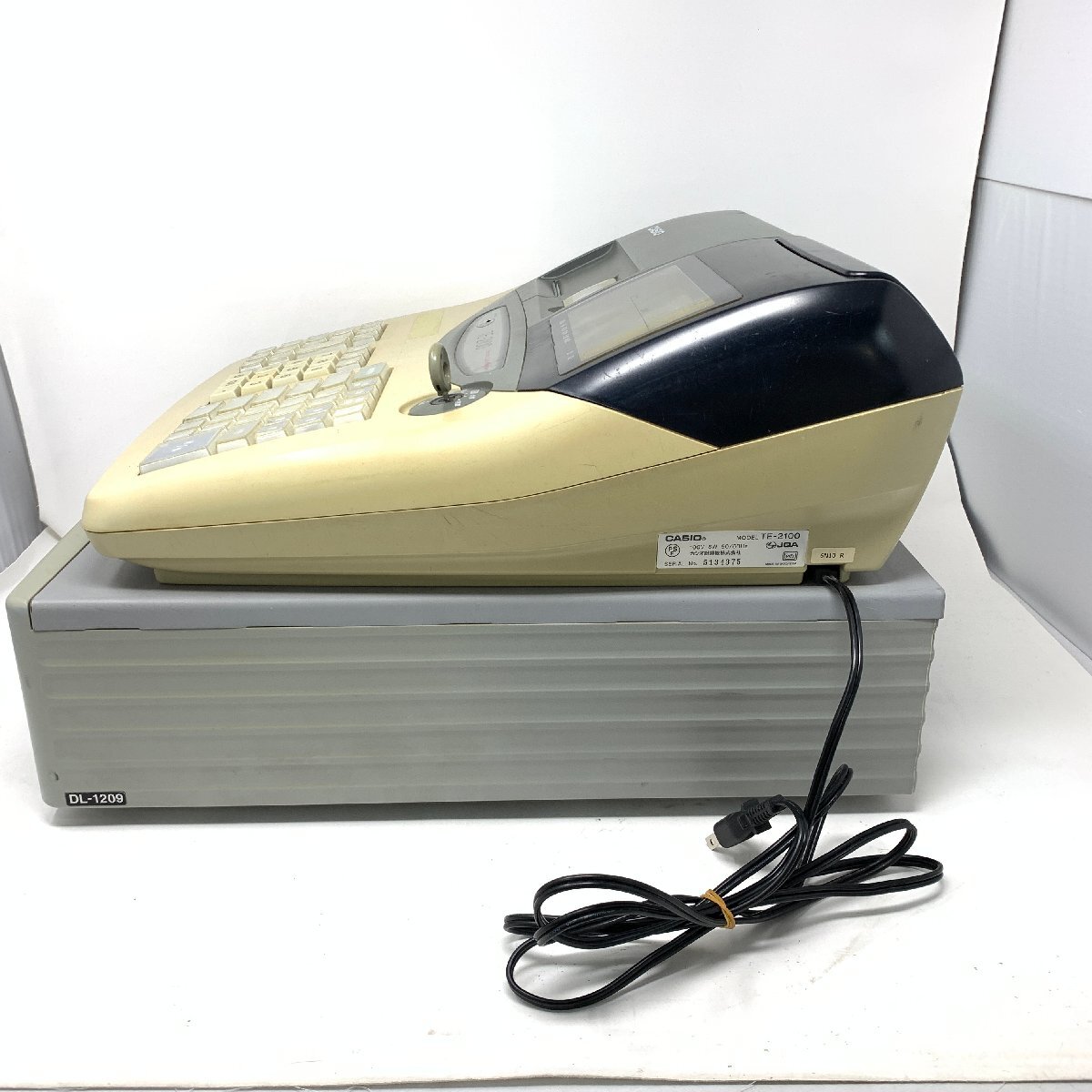 Yahoo!オークション - ジャンク品 CASIO TE-2100/電子レジスター /343...