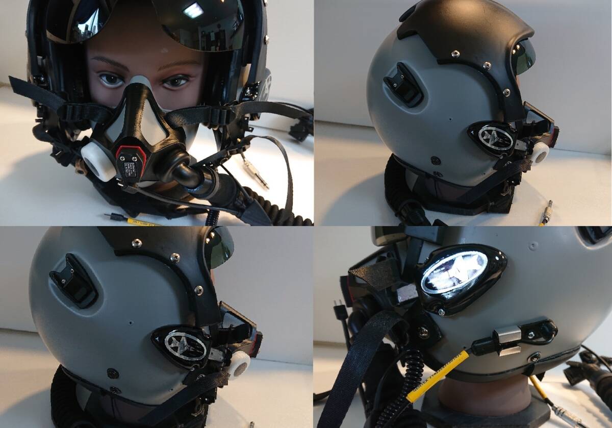 Yahoo!オークション - フライトヘルメット＆酸素マスクMBU20