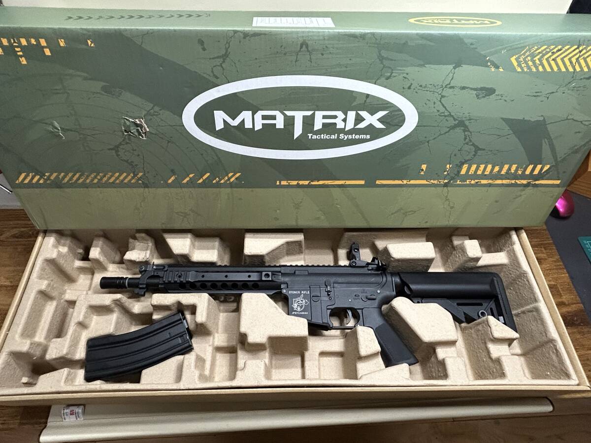 Yahoo!オークション - matrix(s&t) M4 電動ガン チャレンジャーラインG...