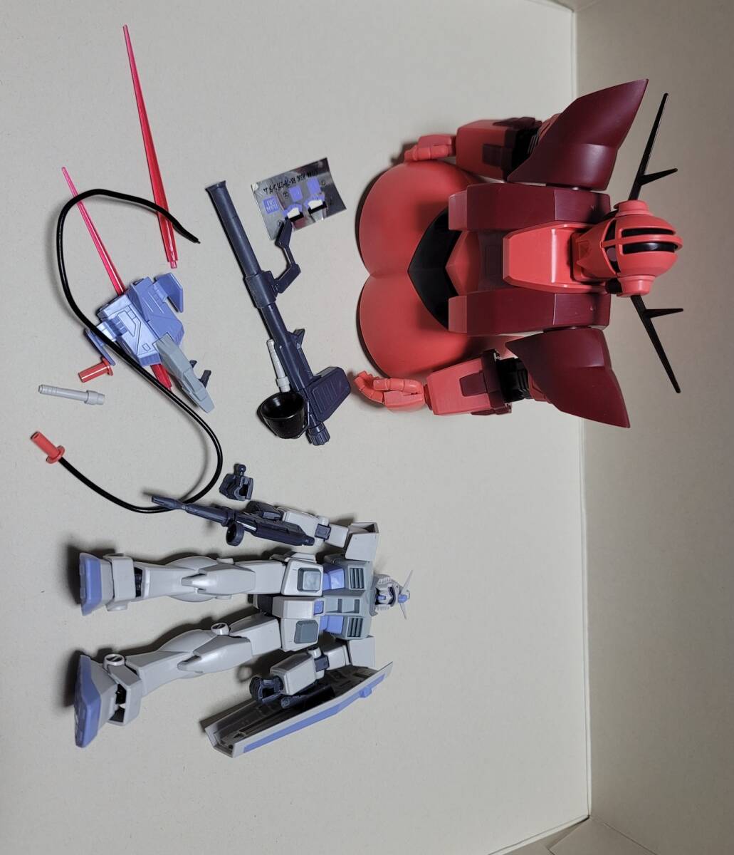 Yahoo!オークション - HGUC G-3ガンダム＆ジオング（シャアカラー）