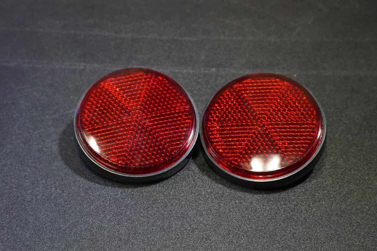 Yahoo!オークション - カワサキZ1/Z2/KZ リフレクター 赤