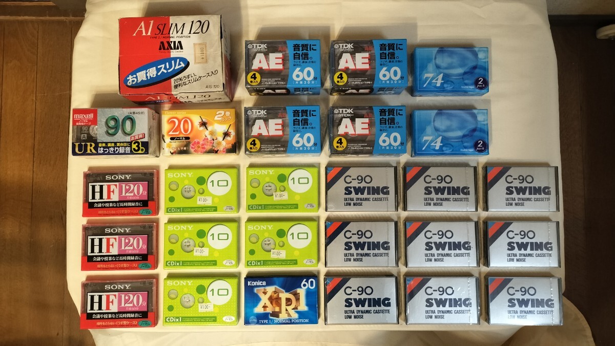 Yahoo!オークション - K11161 1円スタート SONY／TDK／AXIA／maxell／K...