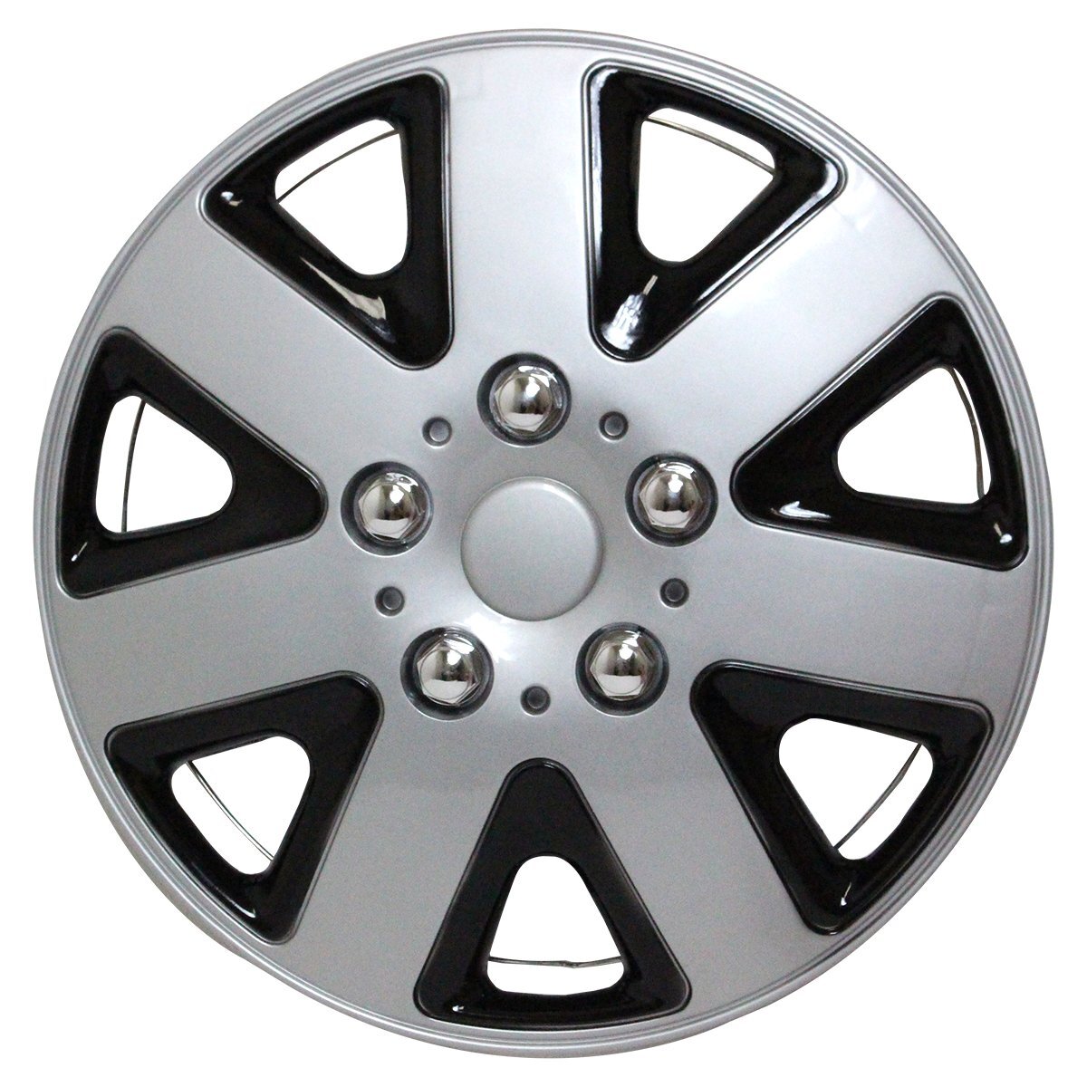 Yahoo!オークション - ABS樹脂 ホイールカバー キャップ 14インチ シル...