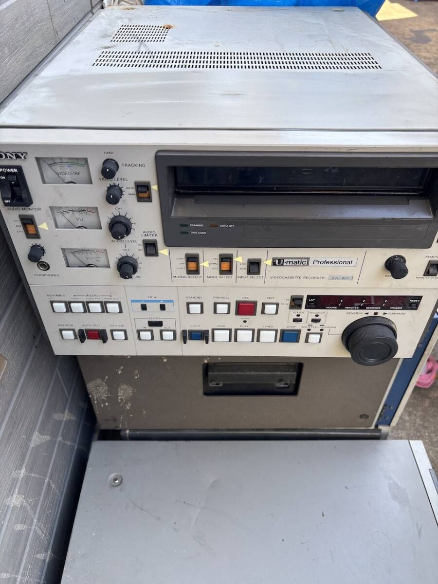 Yahoo!オークション - SONY ソニー BVU-850P U-matic Professional 業...