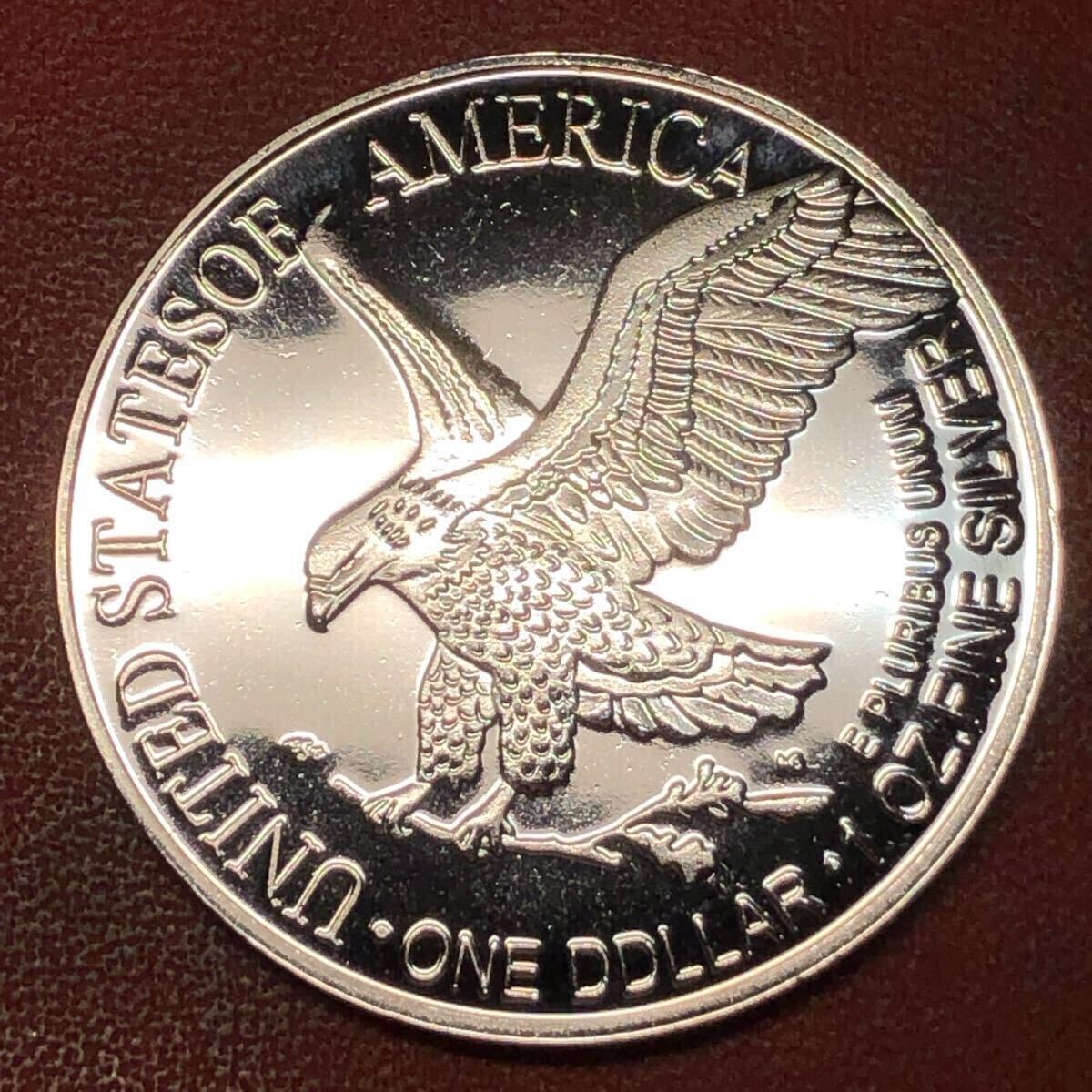 Yahoo!オークション - アメリカ 古銭 イーグル リバティ 自由の女神 1...