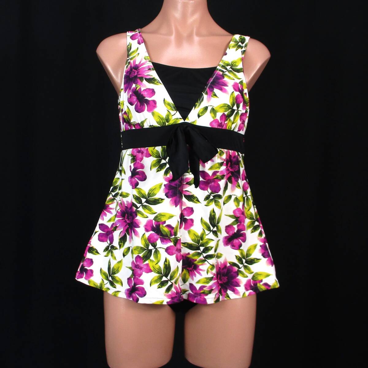 Yahoo!オークション - F0150 東京印 花柄 水着 ワンピース レディース ...