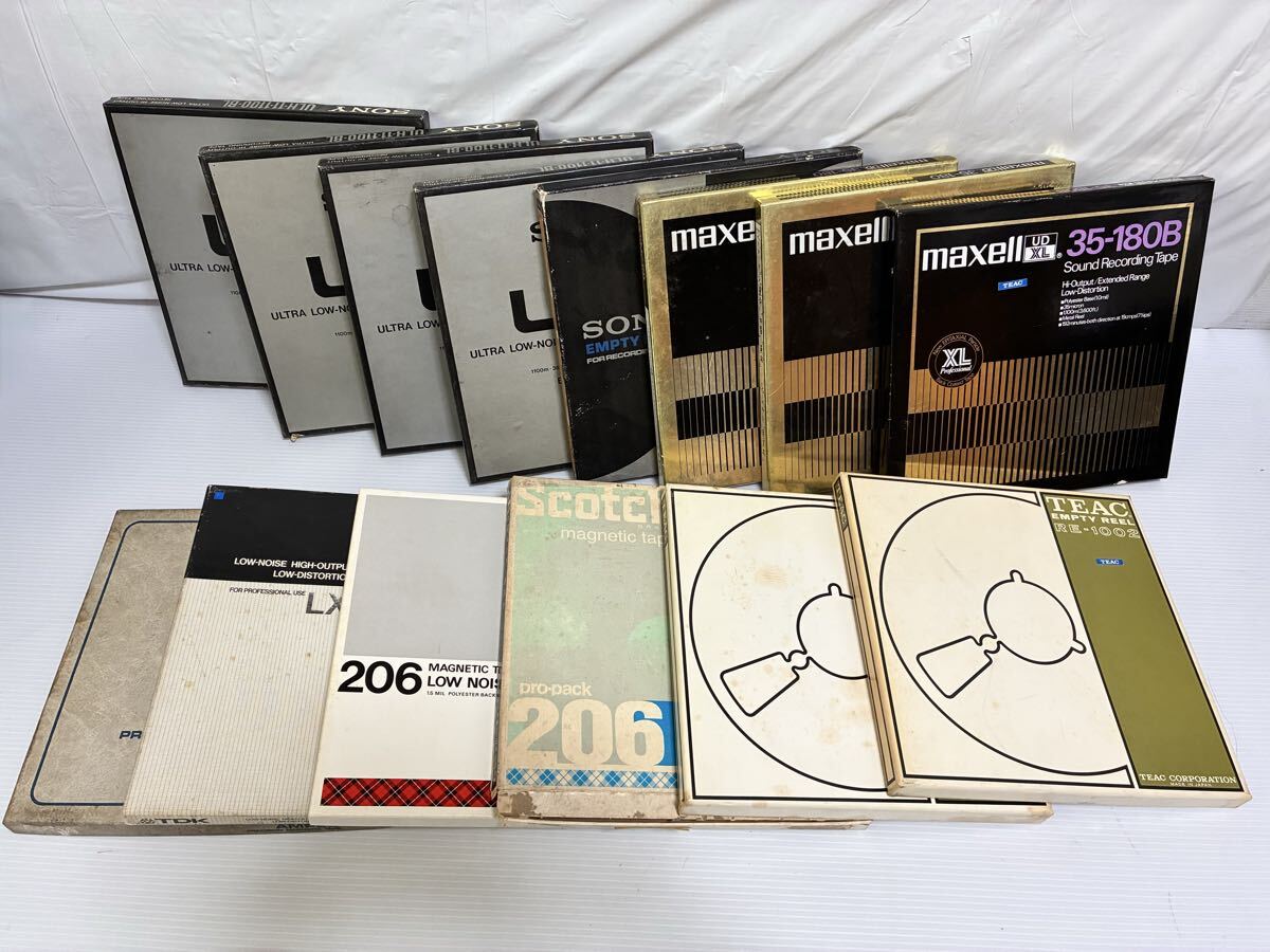 Yahoo!オークション - R404 オープンリール テープ 10号 14本まとめ 録...