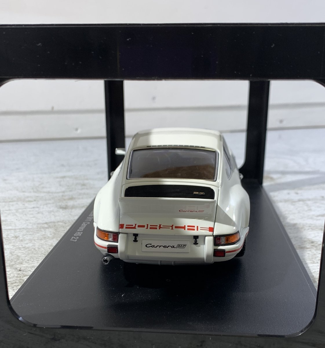 【樂淘letao】日本代購代標第一品牌－【紫波45-1-1122】【開封品/80】ミニカー 1/18 PORSCHE 911 CARRERA RS 2.7 1973(ホワイト×レッド ...