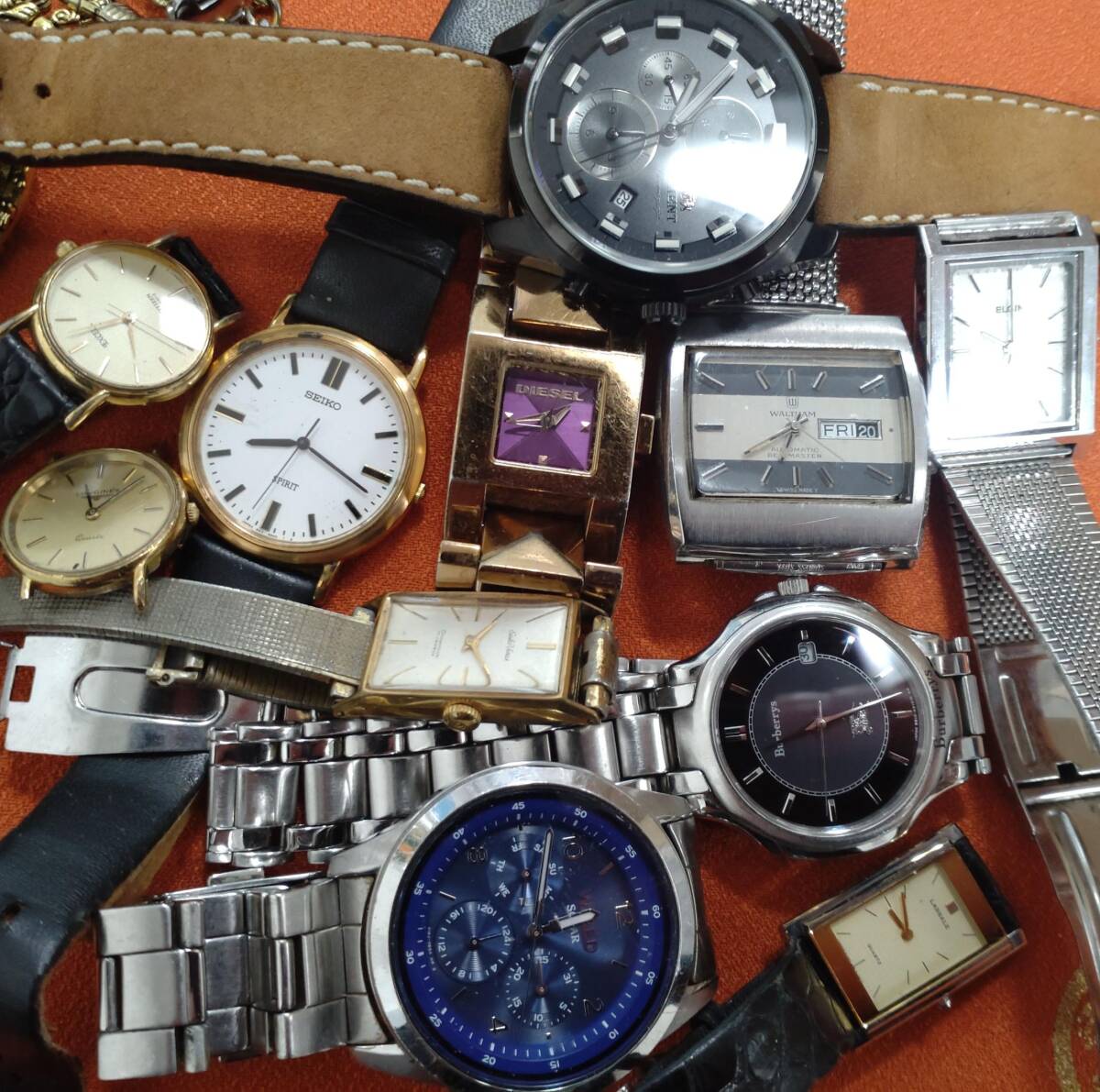 Yahoo!オークション - 1円~ ジャンク 現状品 時計 約5.7Kg 130本以上 ...