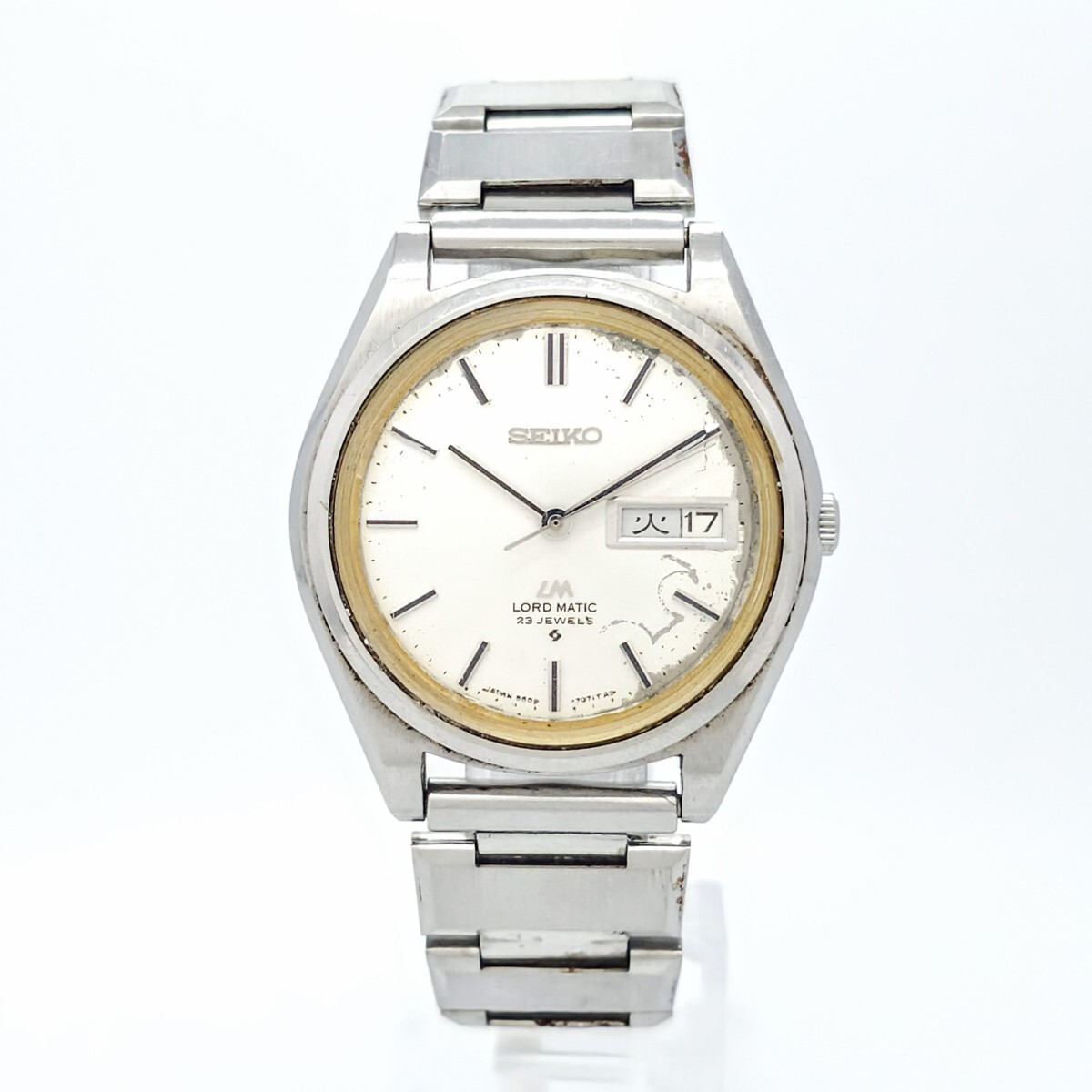 Yahoo!オークション - SEIKO セイコー LORDMATIC ロードマチック 5606-...