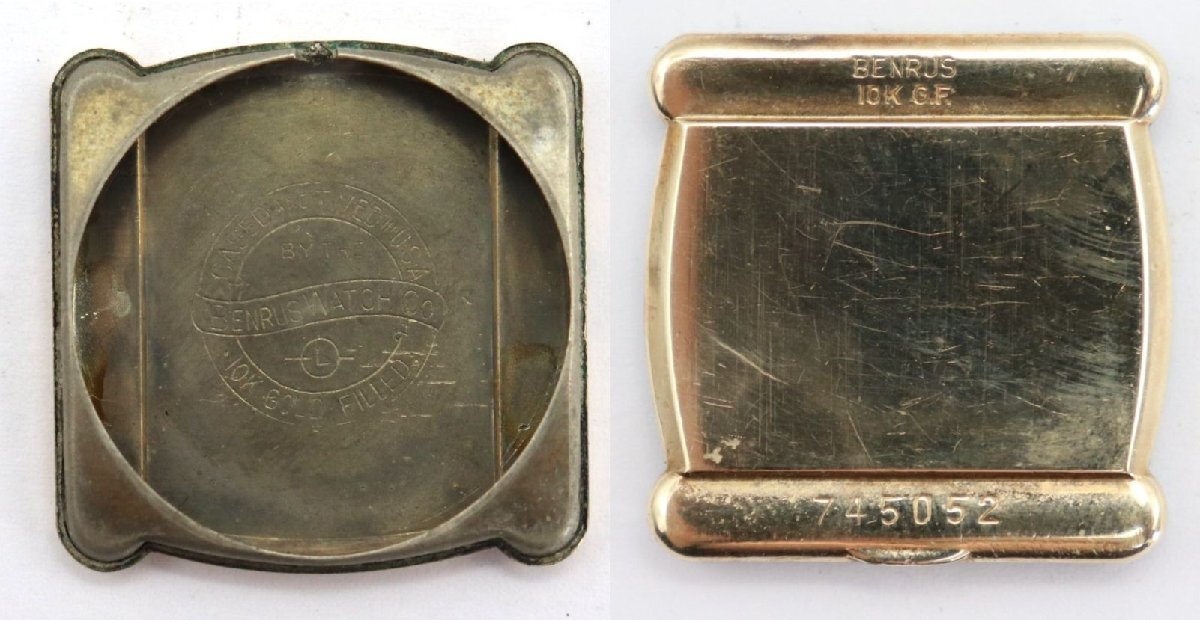 Yahoo!オークション - BENRUS ベンラス Cal.AXZ MODEL BA2 10KGF 17石 ...