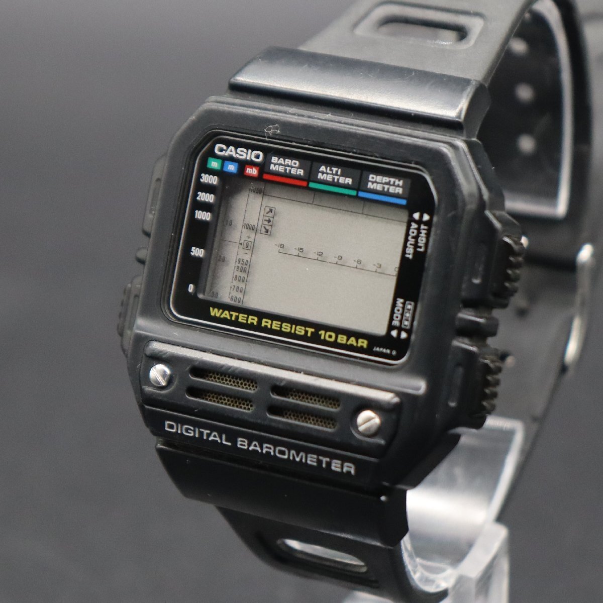 Yahoo!オークション - 希少 CASIO DIGITAL BAROMETER カシオ デジタル...