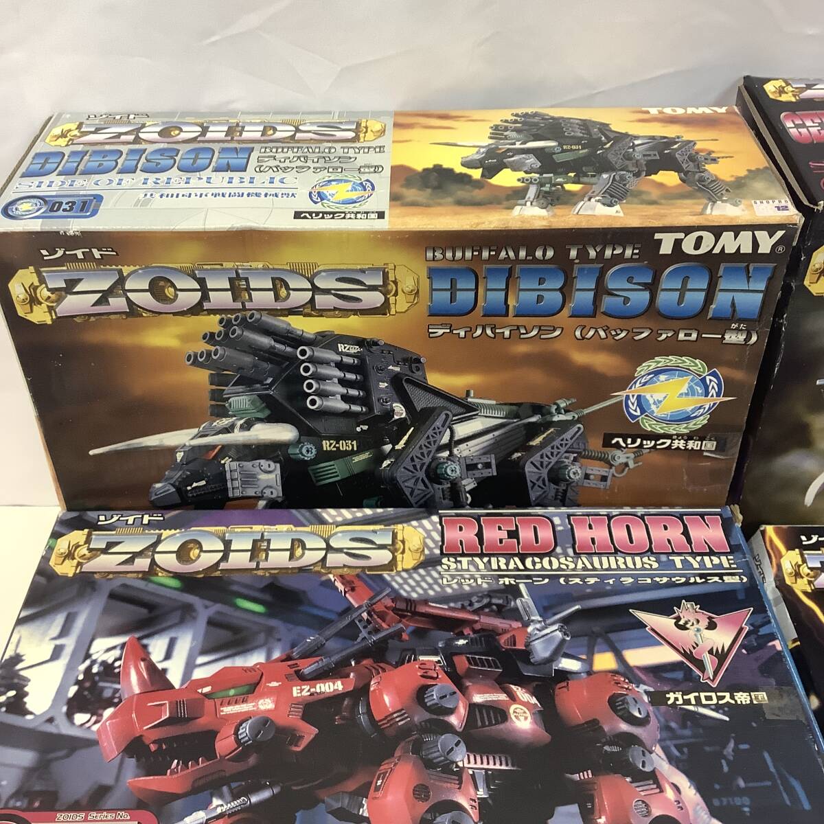 【樂淘letao】日本代購代標第一品牌－42 中古品 未組立 ゾイド ディバイソン ジェノザウラー 他 プラモデル 4個 まとめ (140)