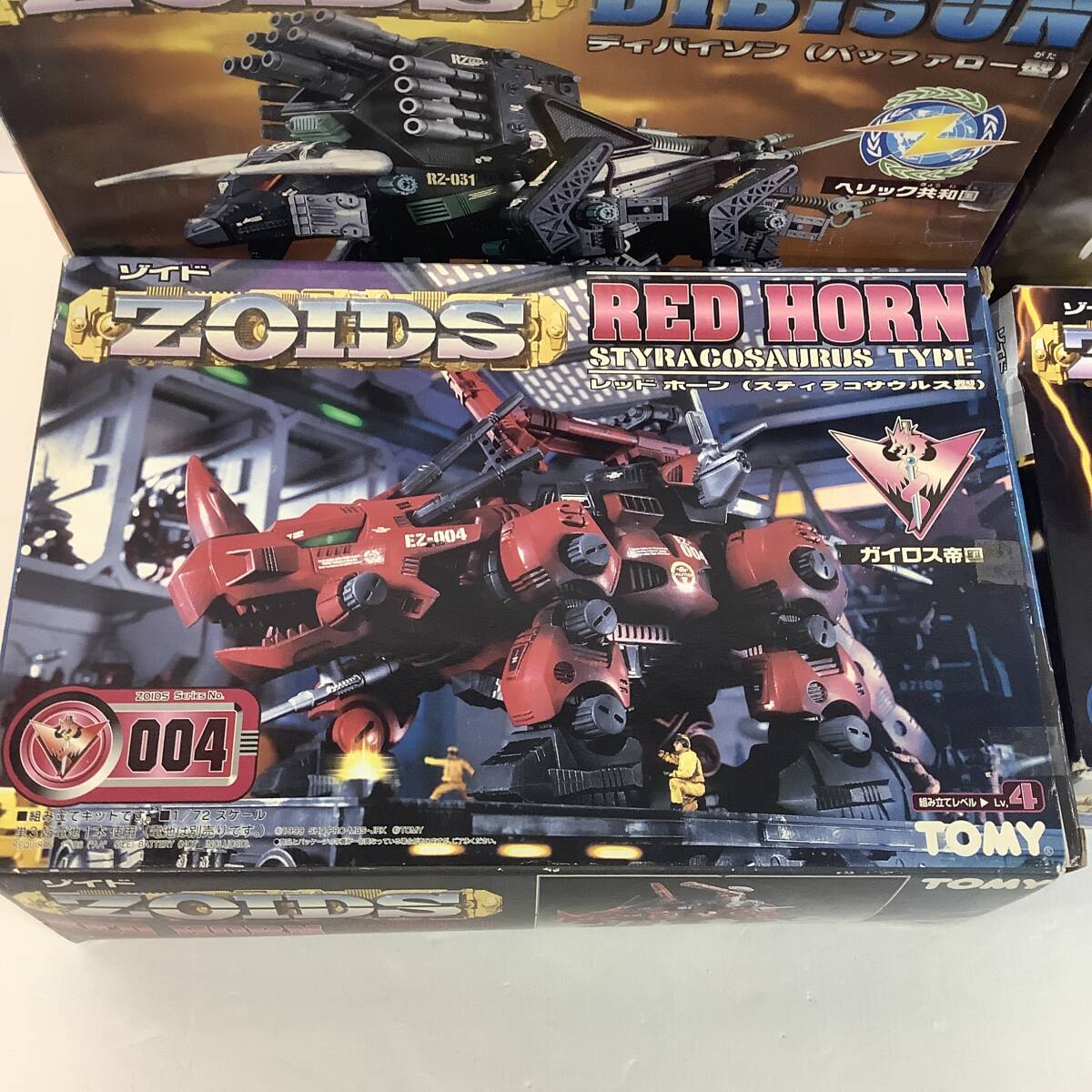 【樂淘letao】日本代購代標第一品牌－42 中古品 未組立 ゾイド ディバイソン ジェノザウラー 他 プラモデル 4個 まとめ (140)