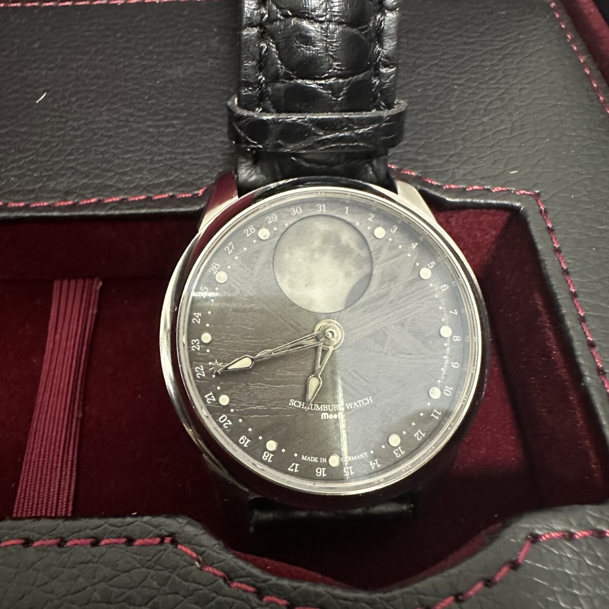 Yahoo!オークション - シャウボーグ ムーンフェイズ メテオライト 自動...