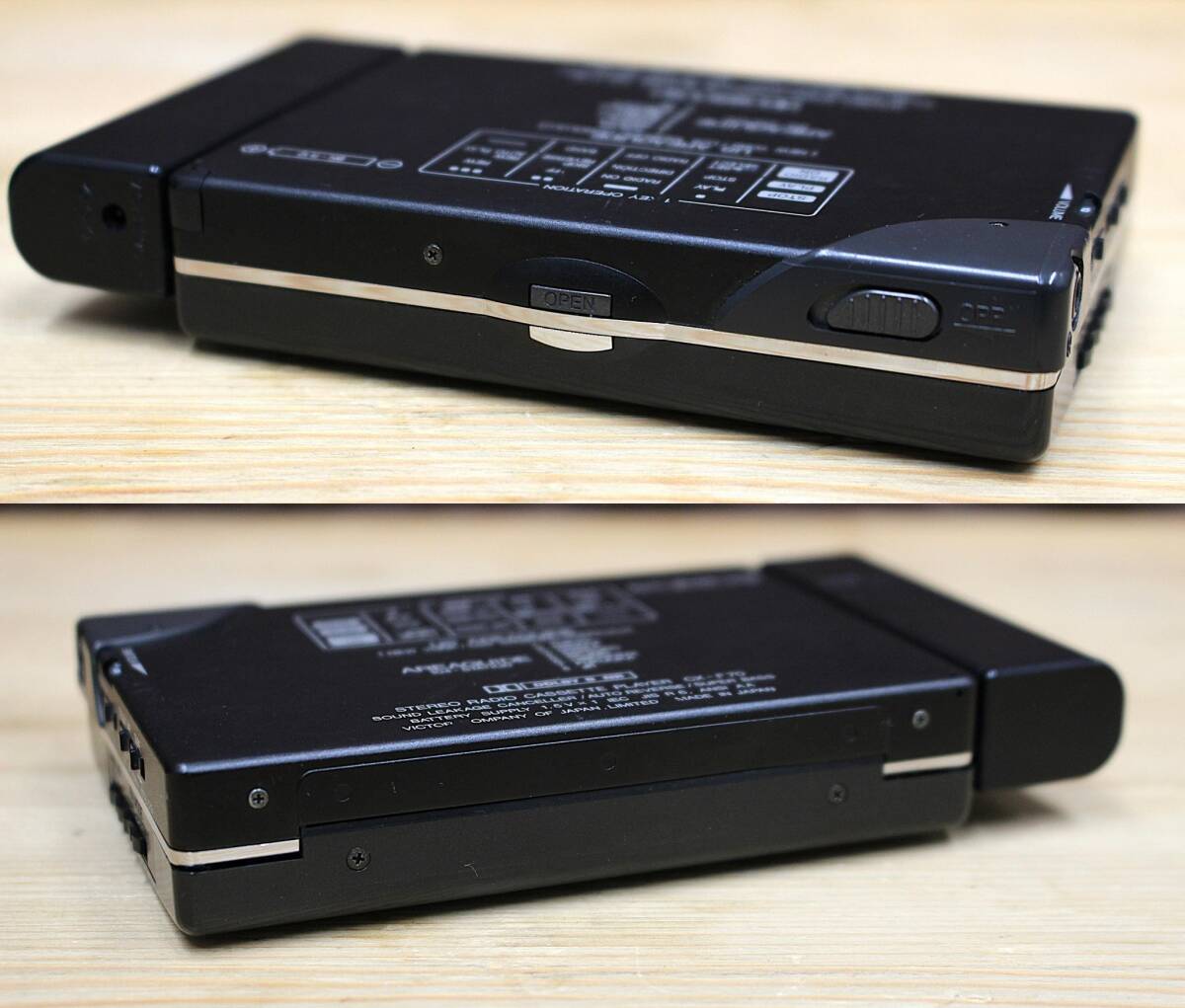 Yahoo!オークション - Victor ビクター CX-F70 ステレオラジオカセッ...