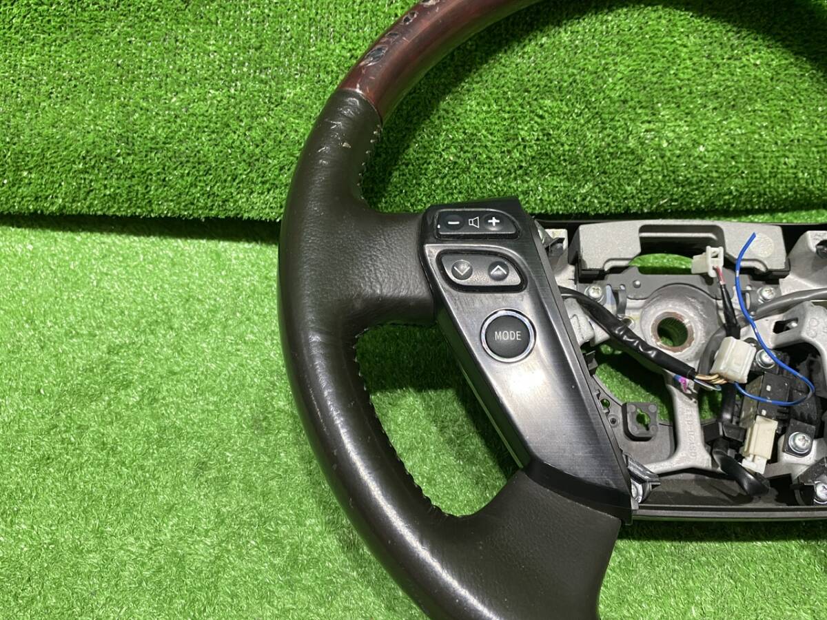 Yahoo!オークション - CROWN 200系 クラウン 純正 ハンドル ステアリン...