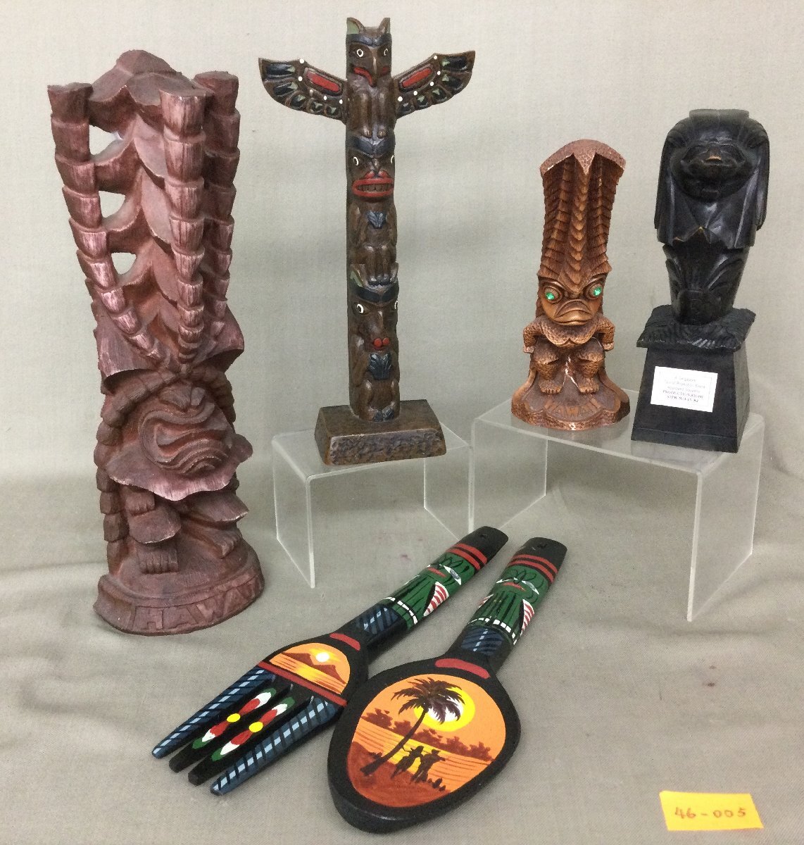 Yahoo!オークション - 46―005 木製彫刻 ppc ラッキーチキ/シン...