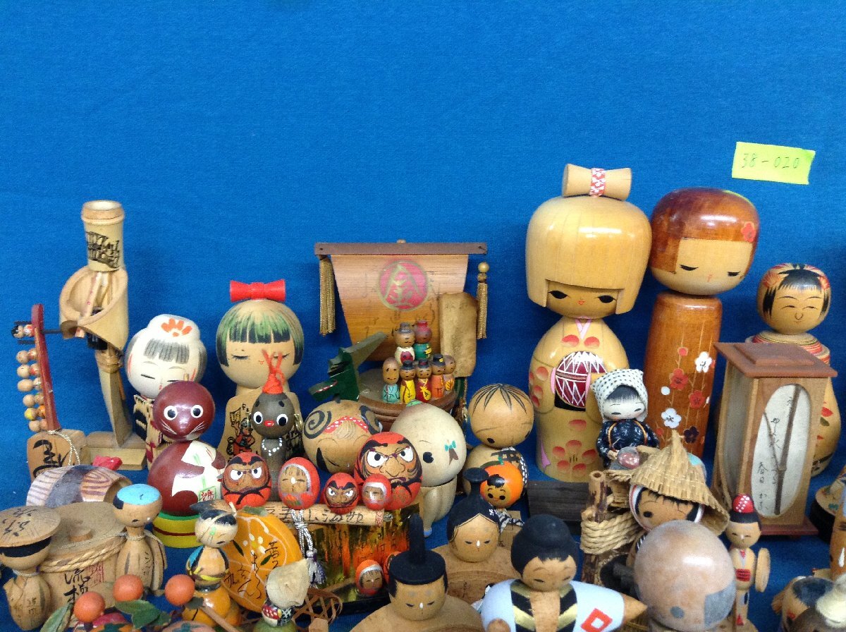Yahoo!オークション - 38―020 こけし大量まとめ (一部欠品/破損...