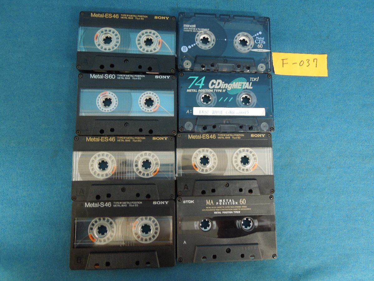 Yahoo!オークション - F―037 カセットテープ 録音用 メタルポジ...