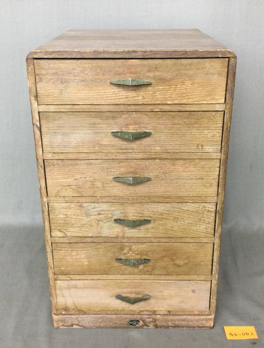 Yahoo!オークション - 46―002 木製家具 山加 製 ウッドチェスト...